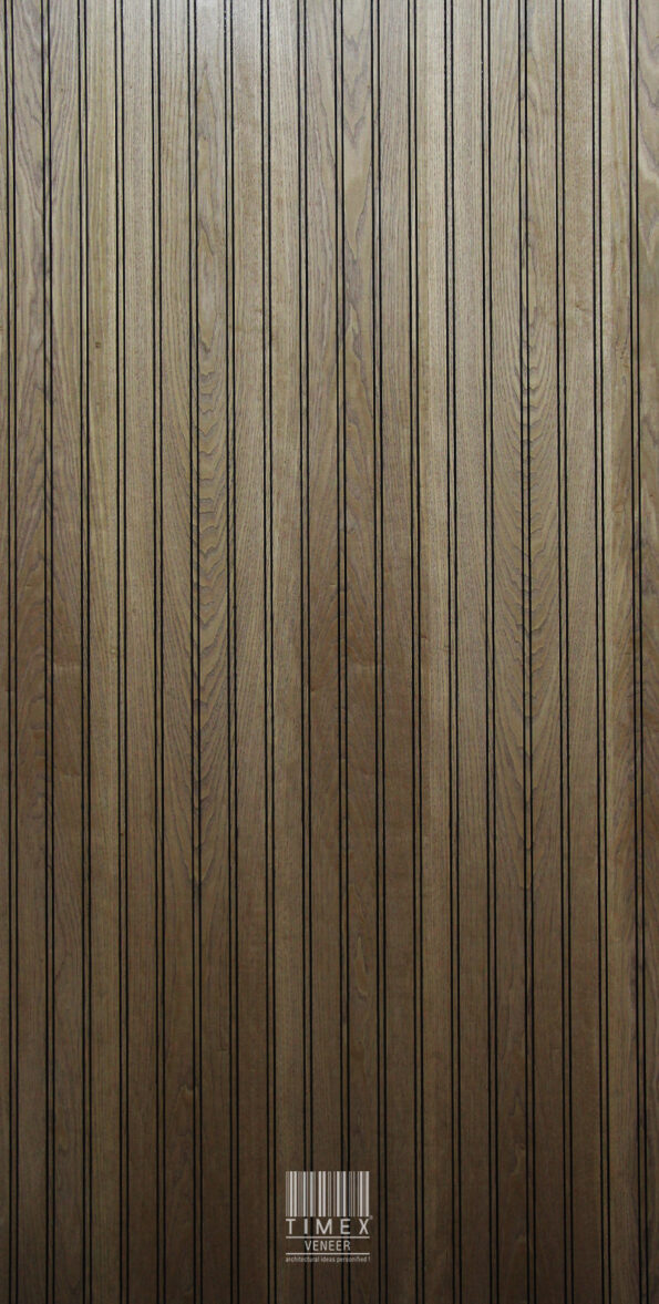 EDGE BLACK LOUVERS PRIME (D) NO 8 PAPER FRY ASH - Timex Veneer